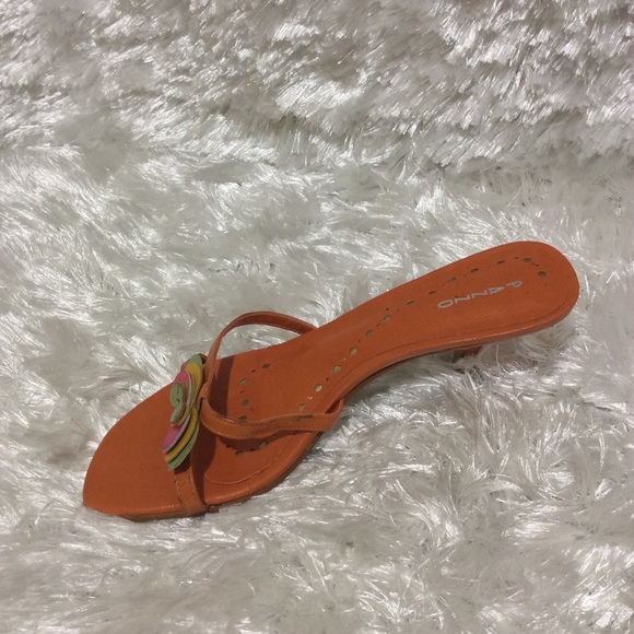 PAZZO | Shoes | Preowned Pazzo Women 3 Heel Leather Slide Sandal | Poshmark